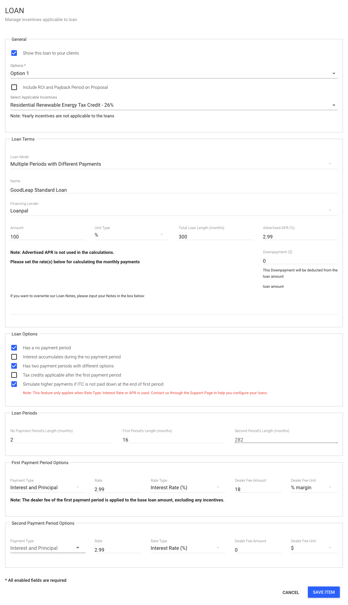 How to: Model the GoodLeap Standard Loan