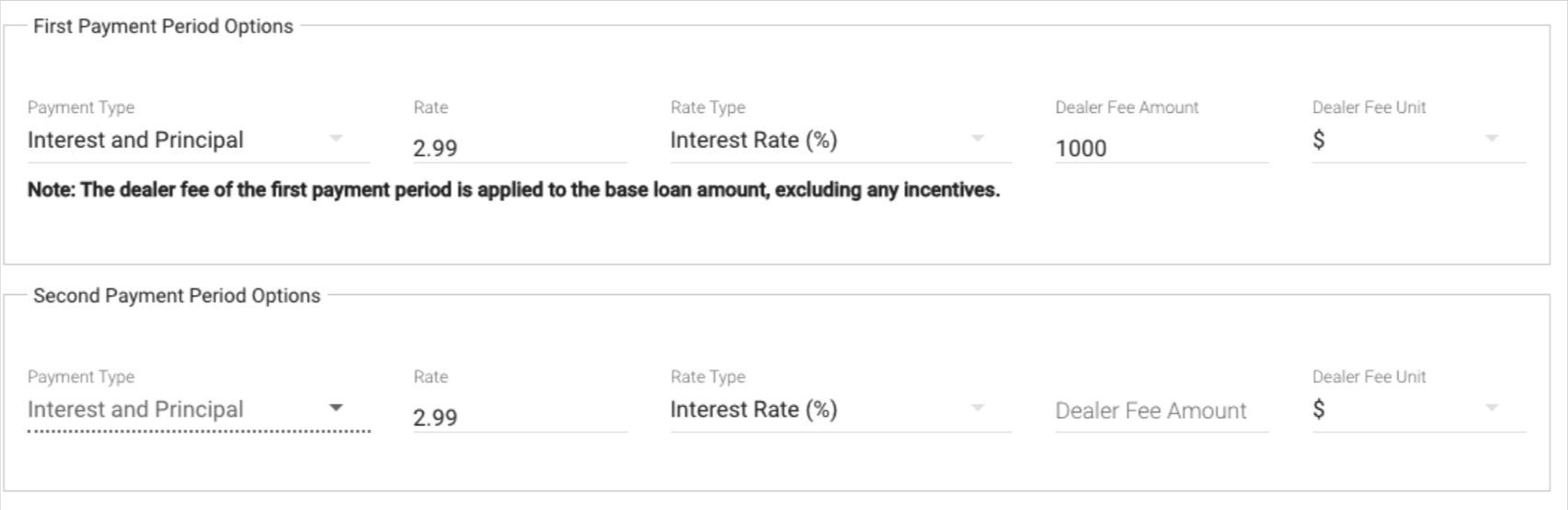 How to: Add a Loan Option