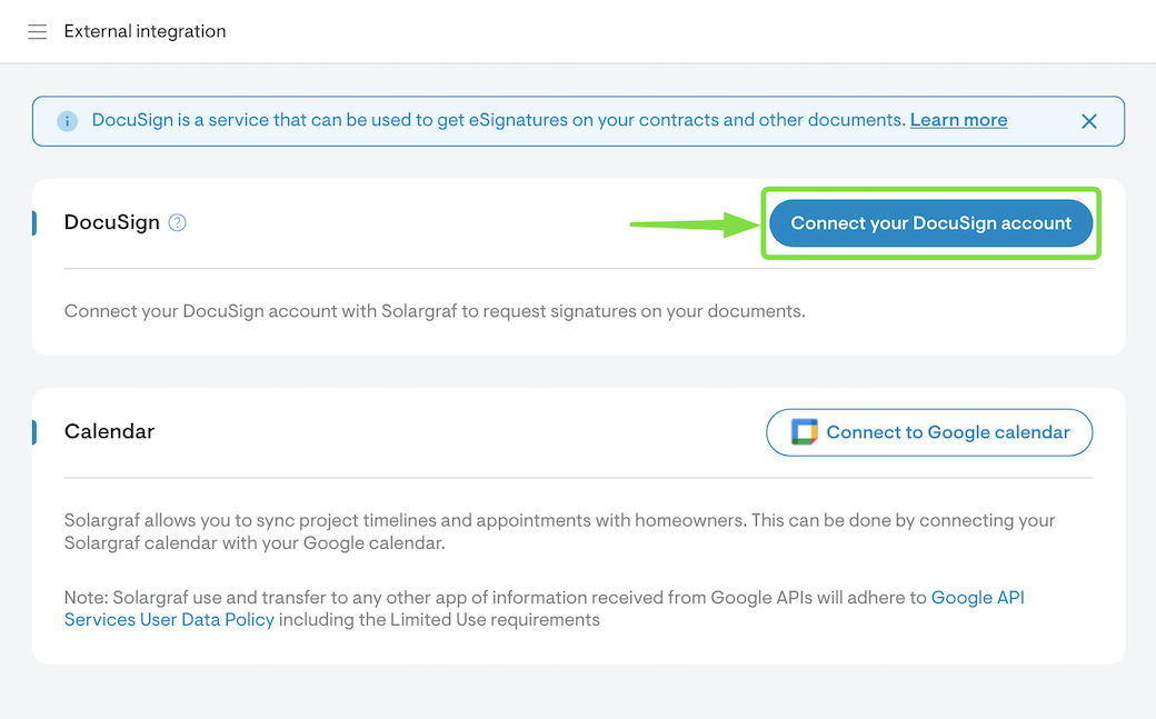 DocuSign: How to Connect Your Account